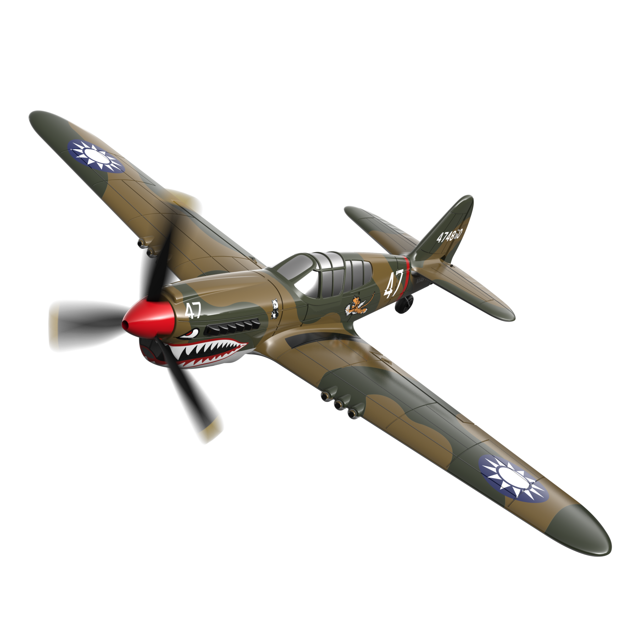 Volantex RC Plane 4-CH P40 Remote Control Plane Easy Control for ...